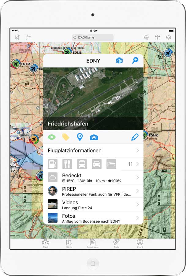 RunwayMap: Die # 1 Piloten Community | Ergänzt IFR und VFR Flugplanung